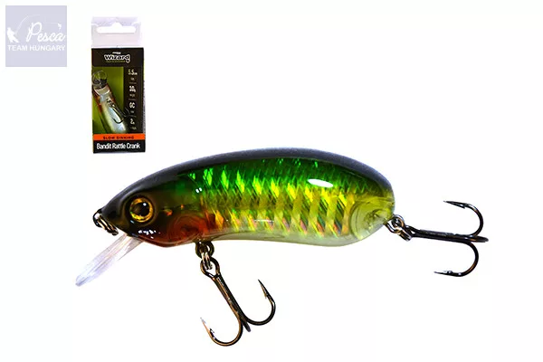 WIZARD BANDIT RATTLE CRANK SLOW-SINKING WOBBLER 5,5cm GC - P